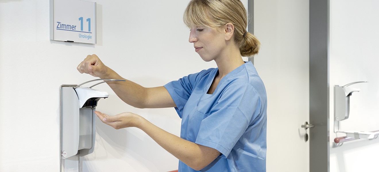 Smart hand hygiene at St. Franziskus Hospital Lohne